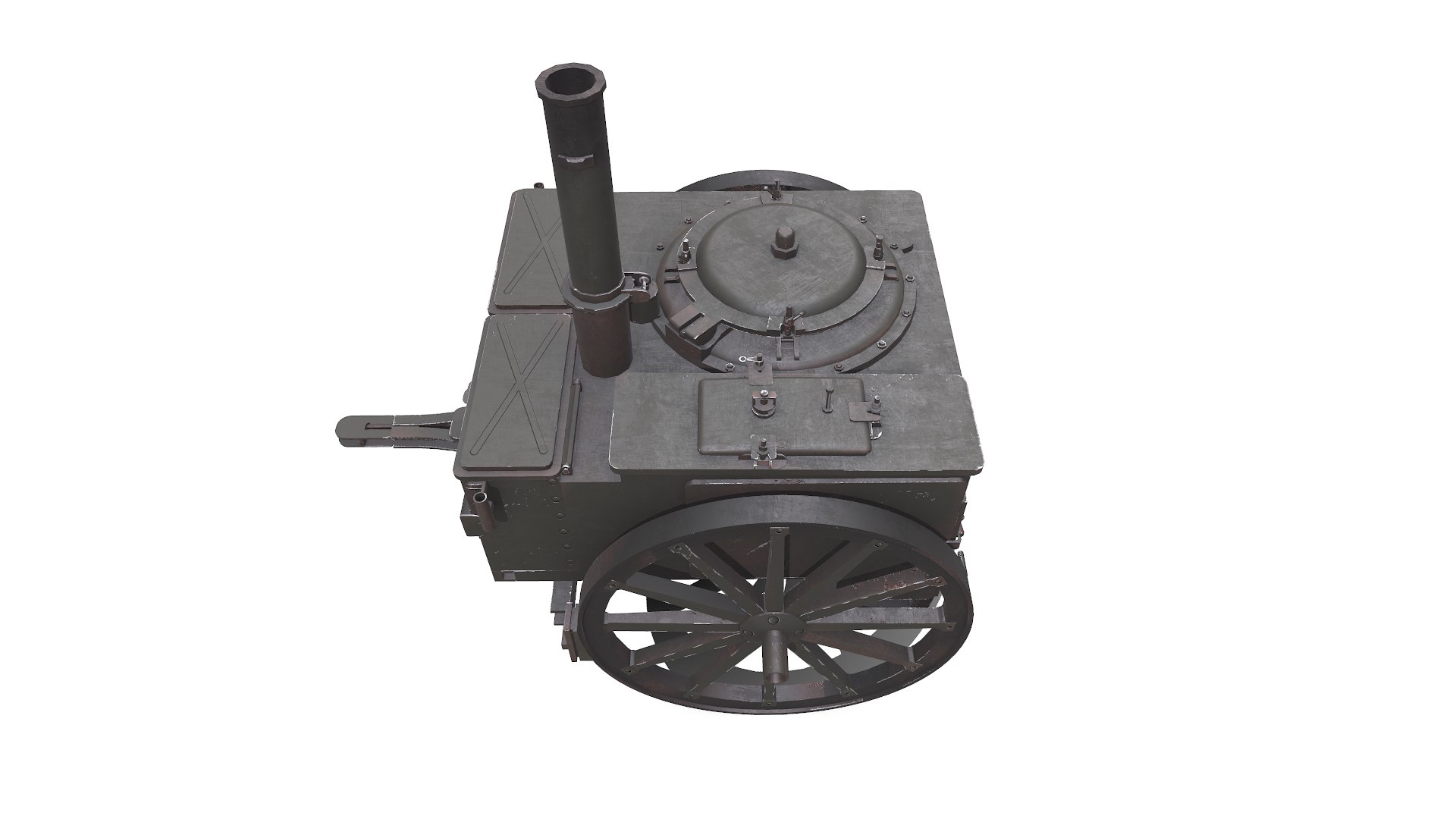 3D WW1 Field Kitchen Low-poly PBR Model - TurboSquid 2036543