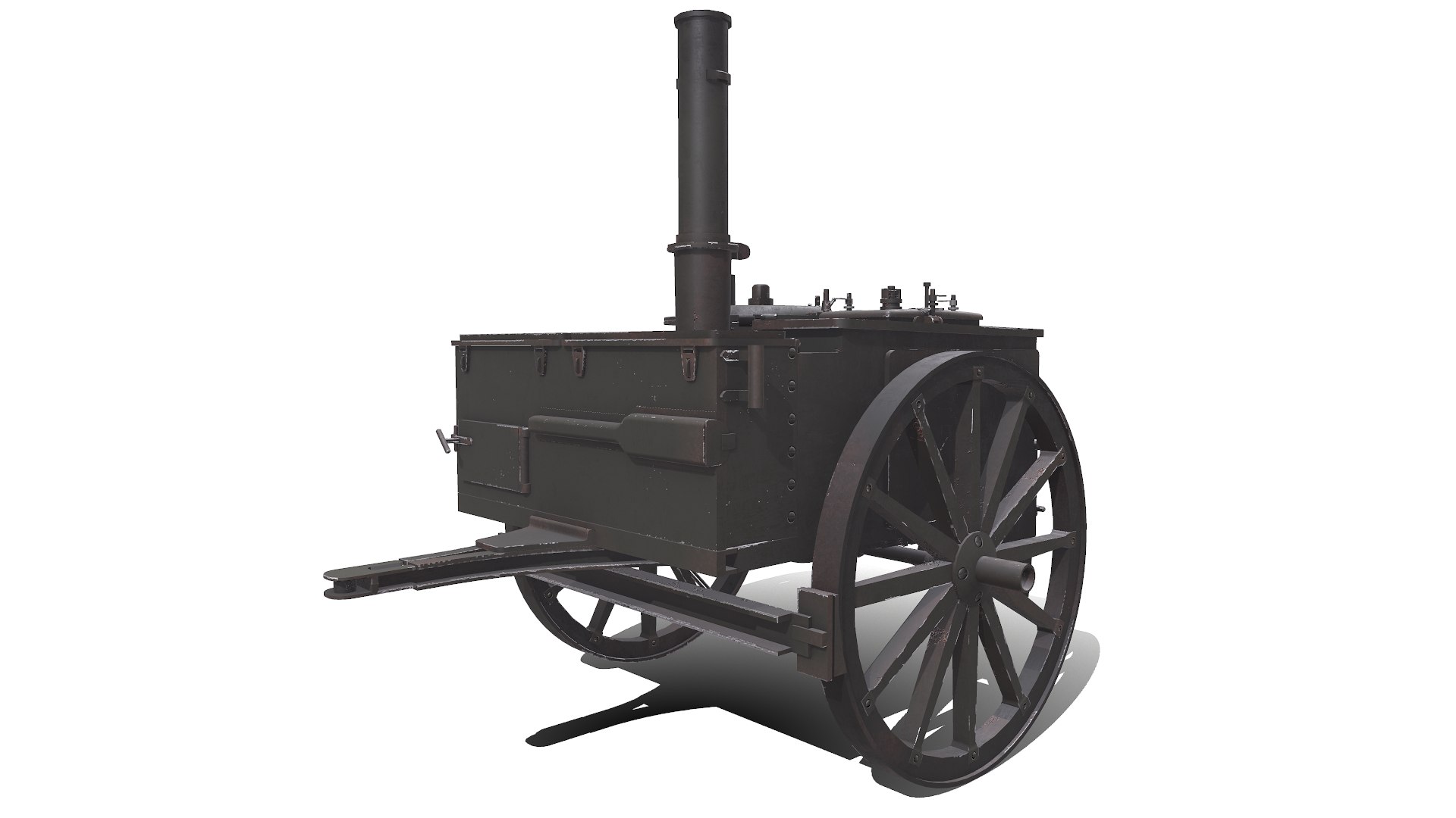 3D WW1 Field Kitchen Low-poly PBR Model - TurboSquid 2036543