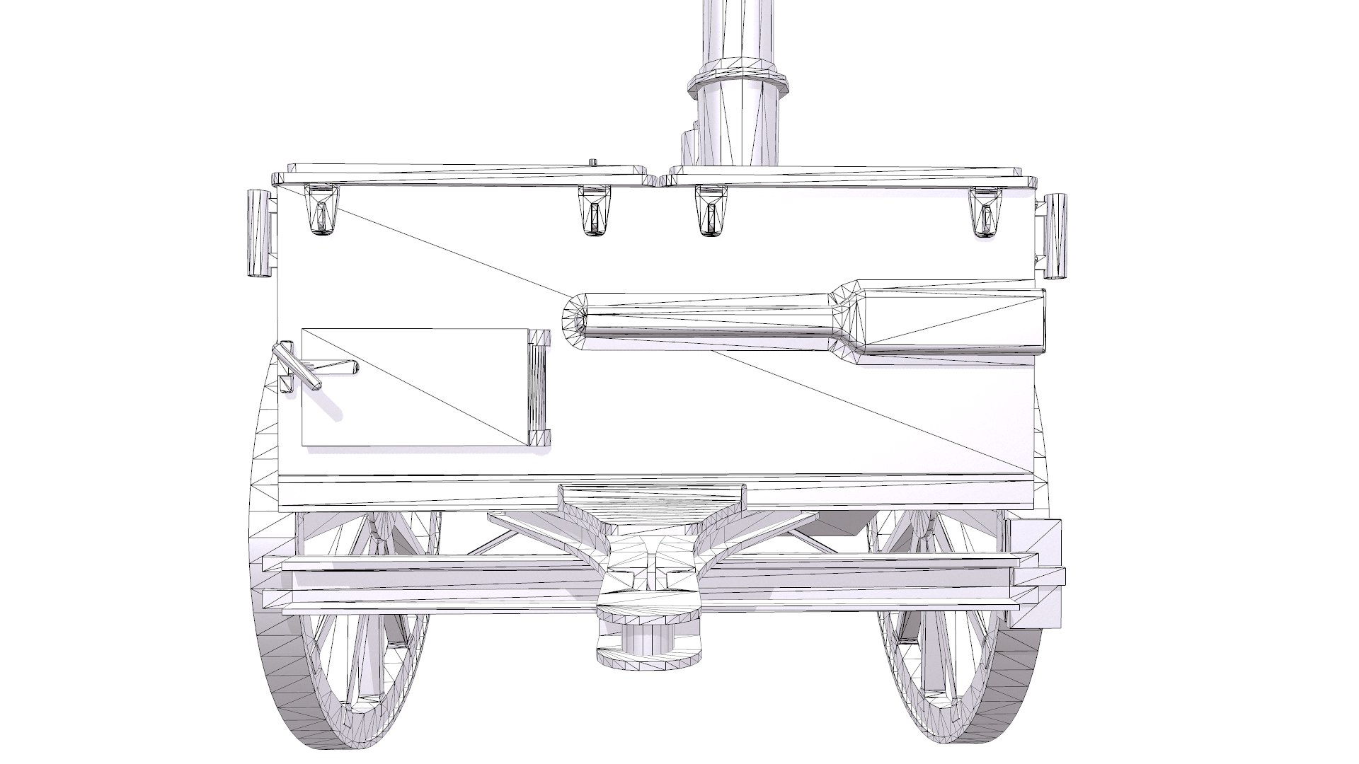 3D WW1 Field Kitchen Low-poly PBR model - TurboSquid 2036543