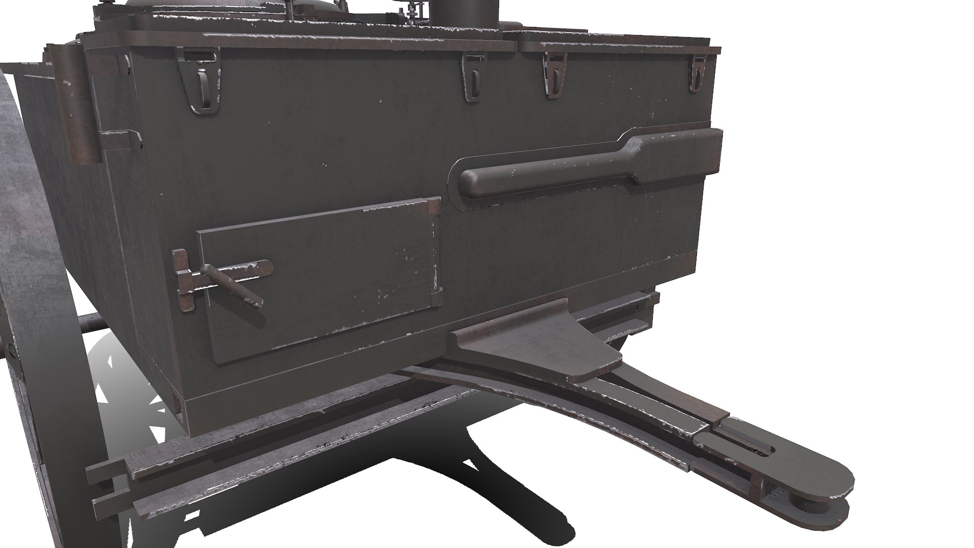 3D WW1 Field Kitchen Low-poly PBR Model - TurboSquid 2036543