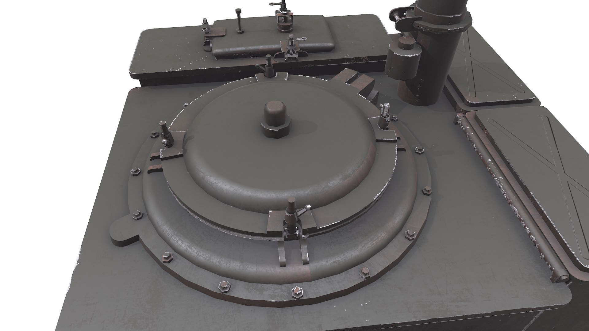 3D WW1 Field Kitchen Low-poly PBR Model - TurboSquid 2036543