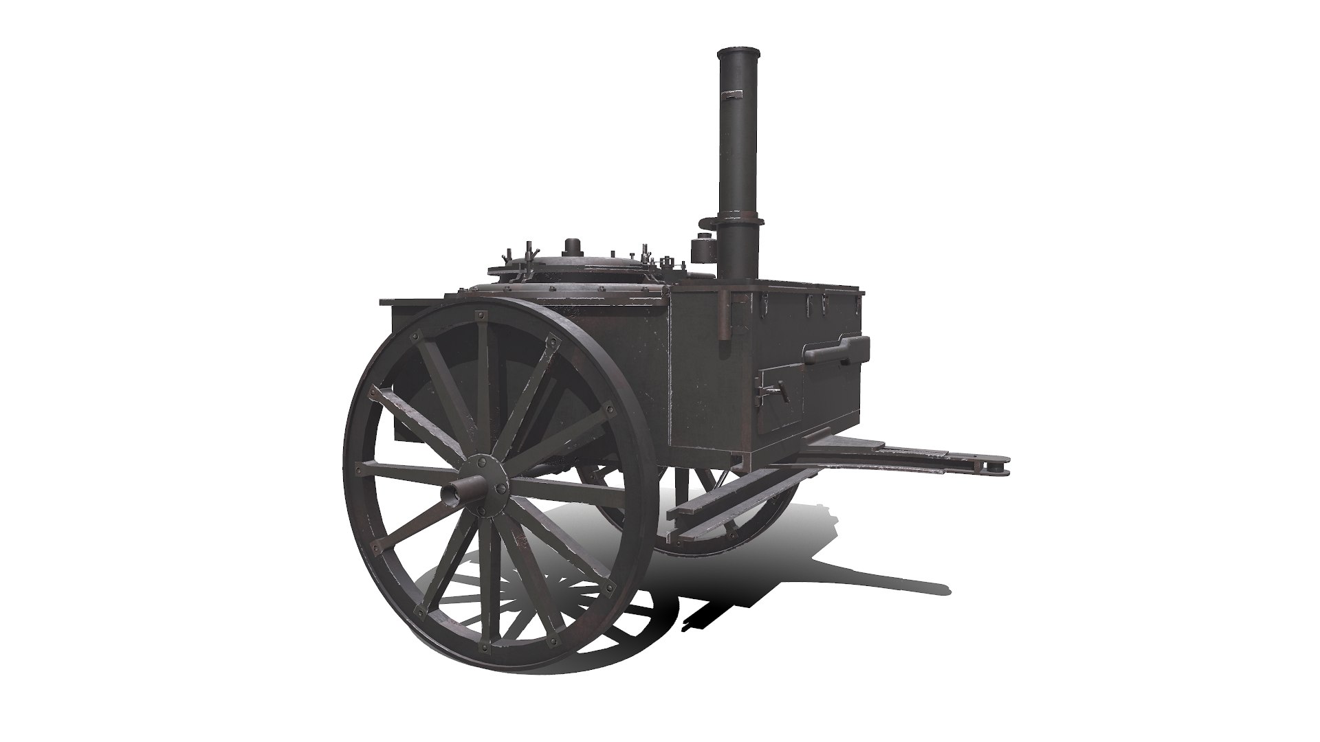 3D WW1 Field Kitchen Low-poly PBR Model - TurboSquid 2036543