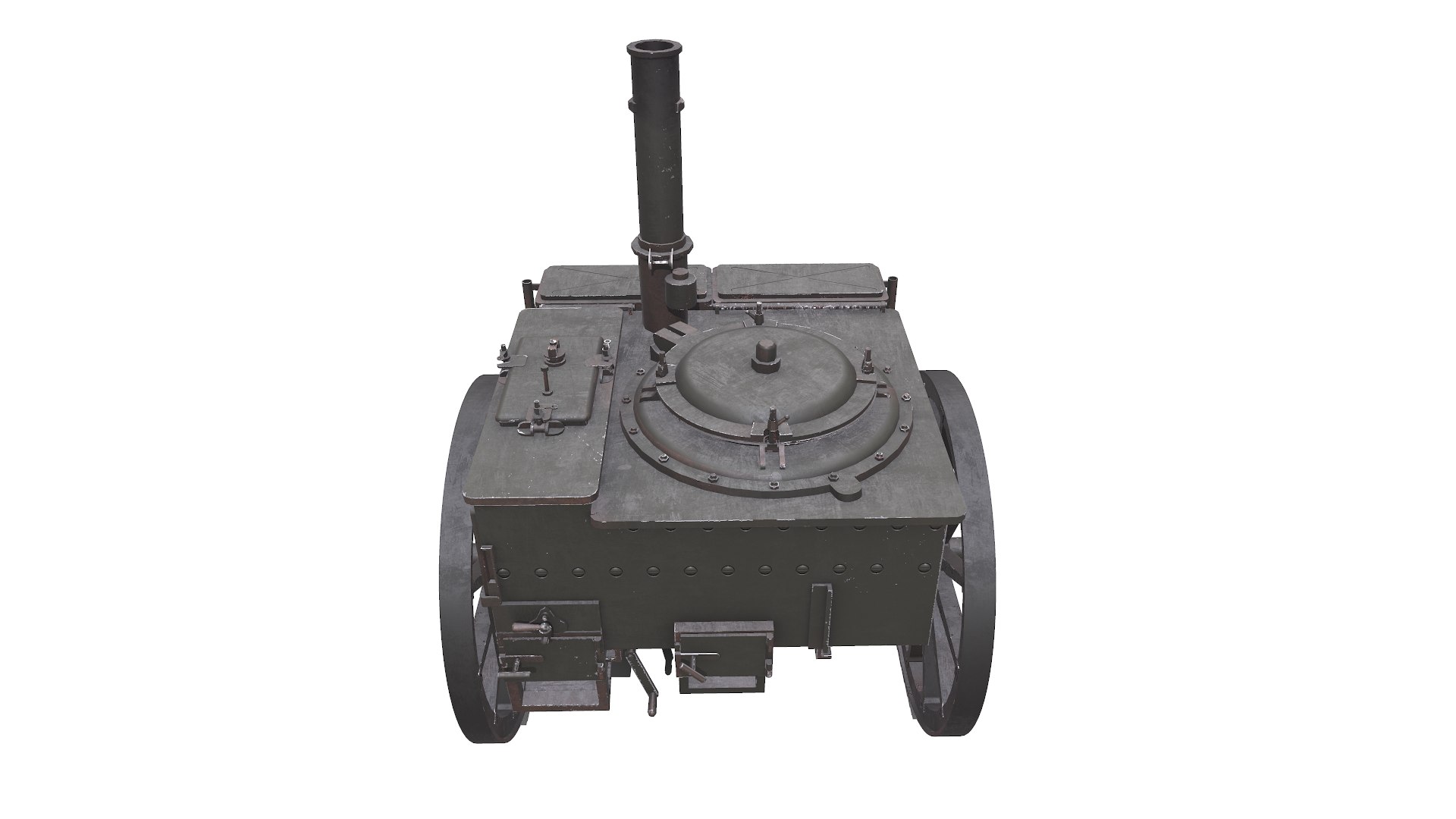 3D WW1 Field Kitchen Low-poly PBR Model - TurboSquid 2036543