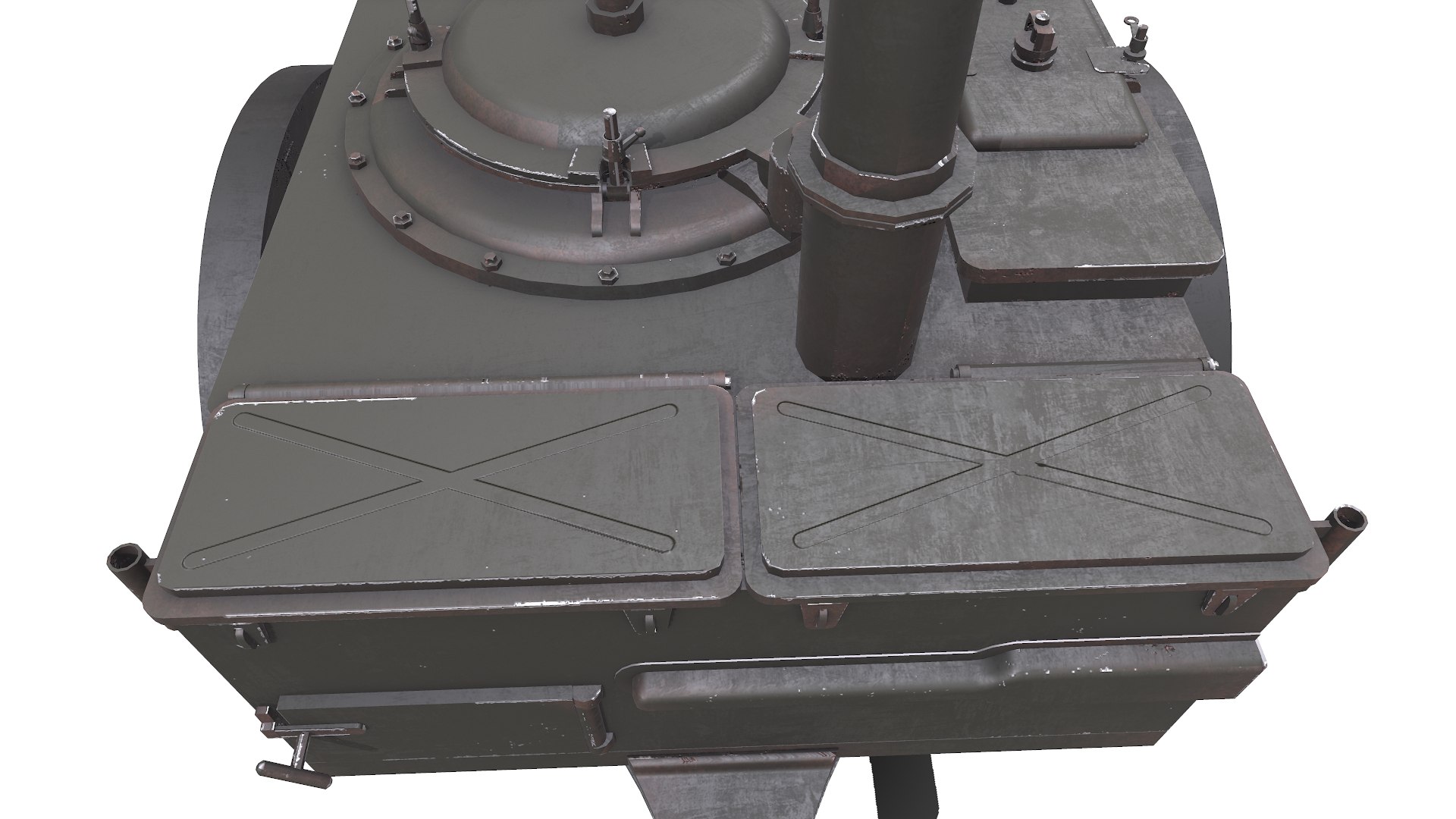 3D WW1 Field Kitchen Low-poly PBR Model - TurboSquid 2036543