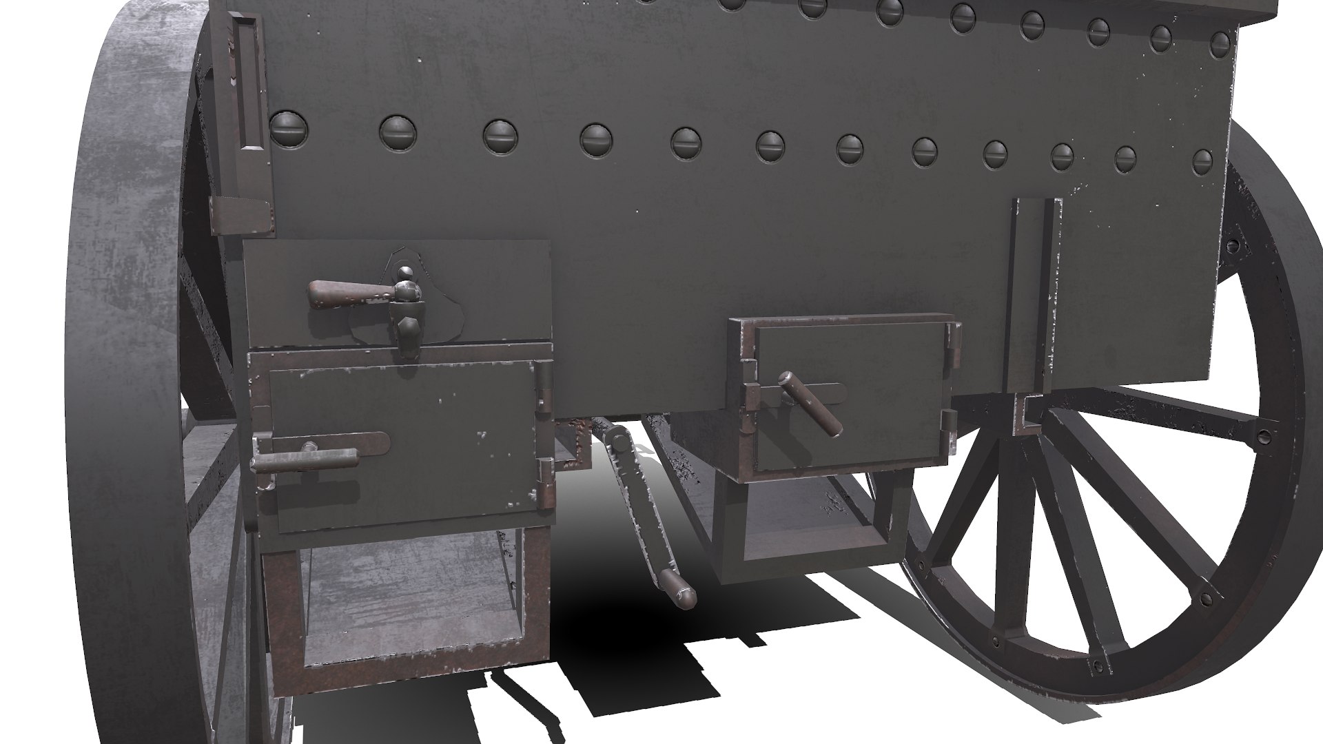 3D WW1 Field Kitchen Low-poly PBR Model - TurboSquid 2036543