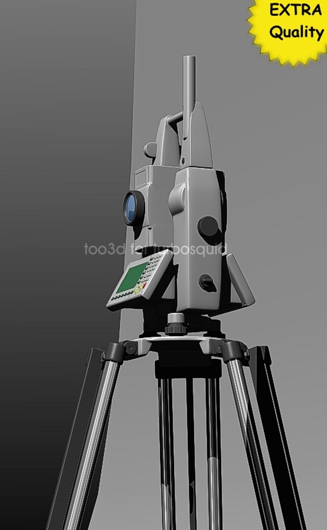 3d theodolite model
