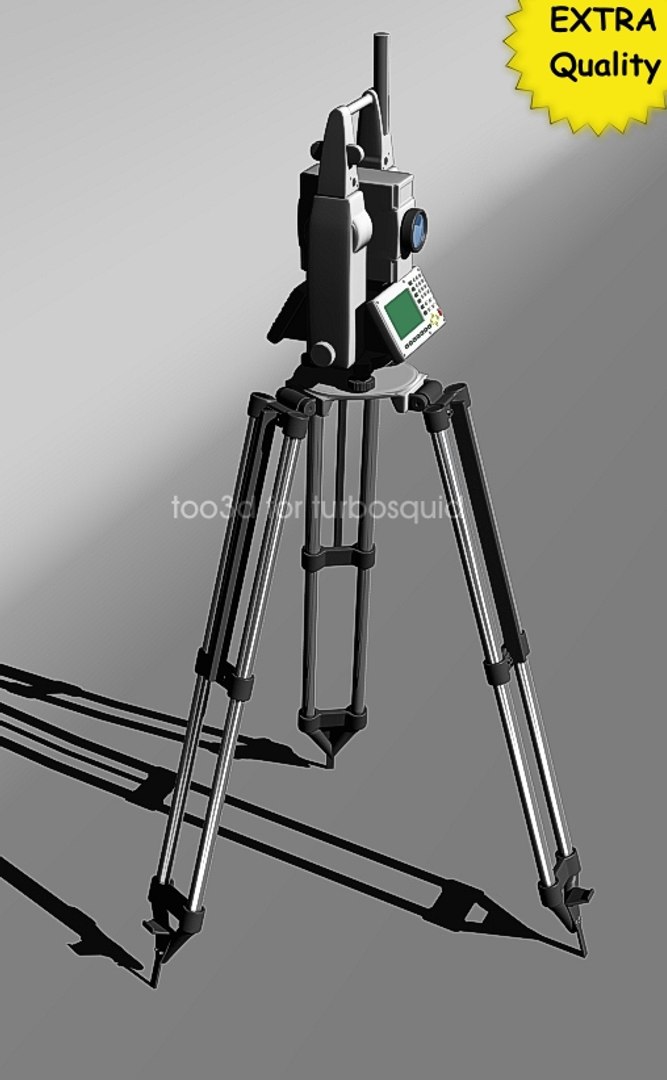 3d theodolite model