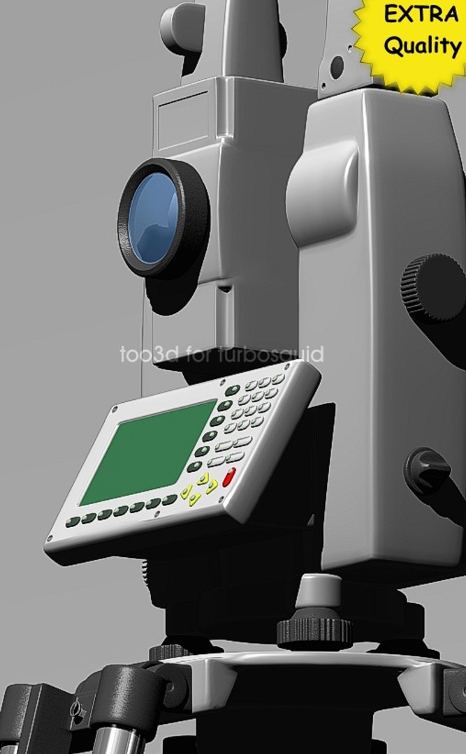 3d theodolite model