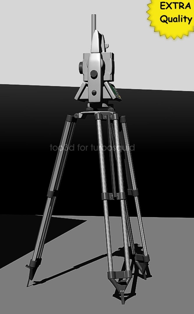 3d theodolite model