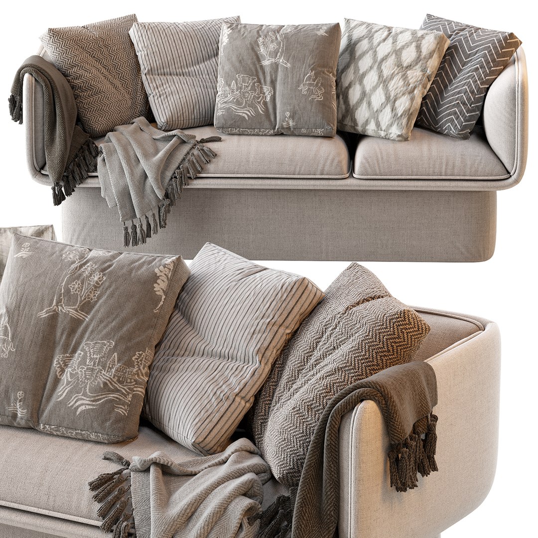 Block sofa 3D - TurboSquid 1711393