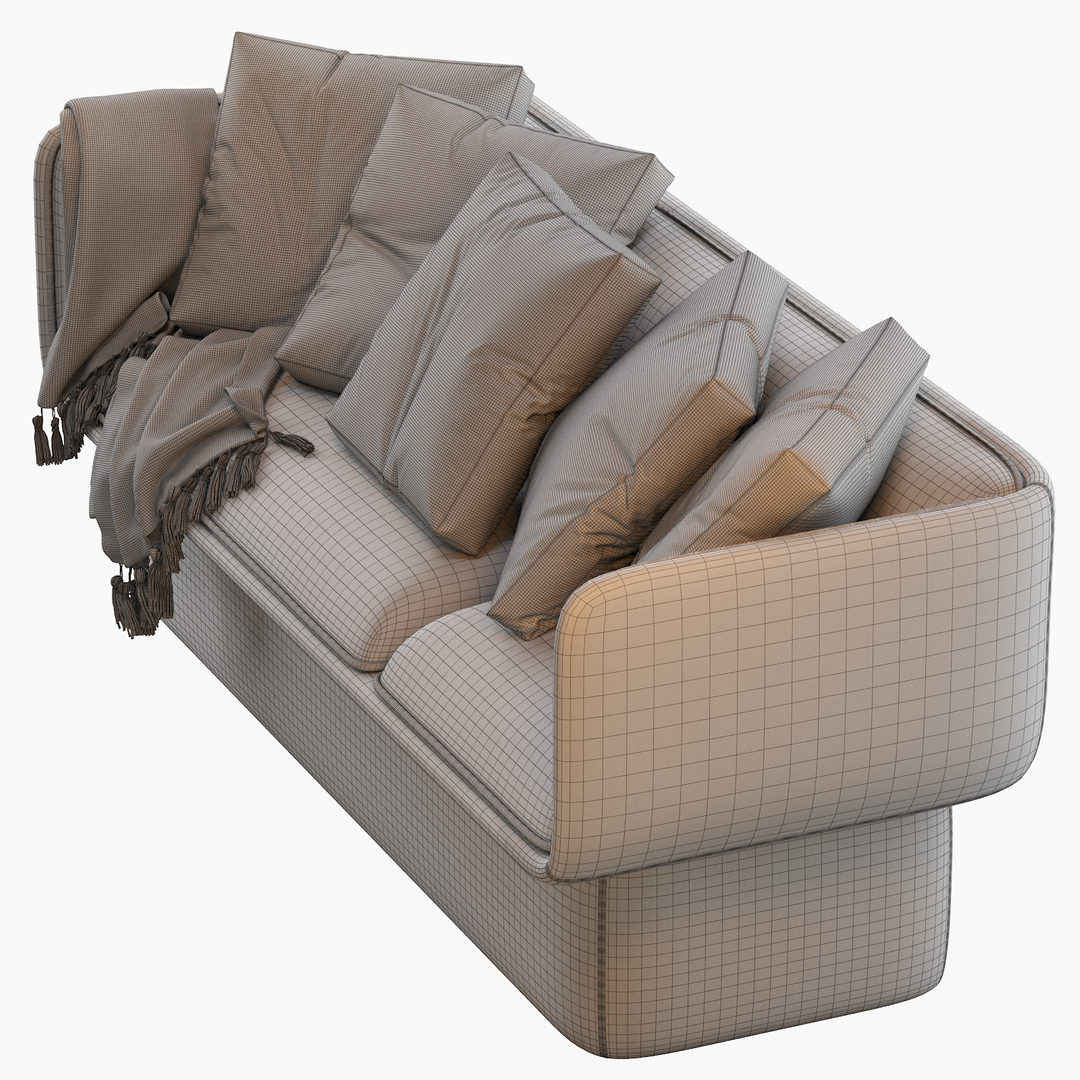 Block sofa 3D - TurboSquid 1711393