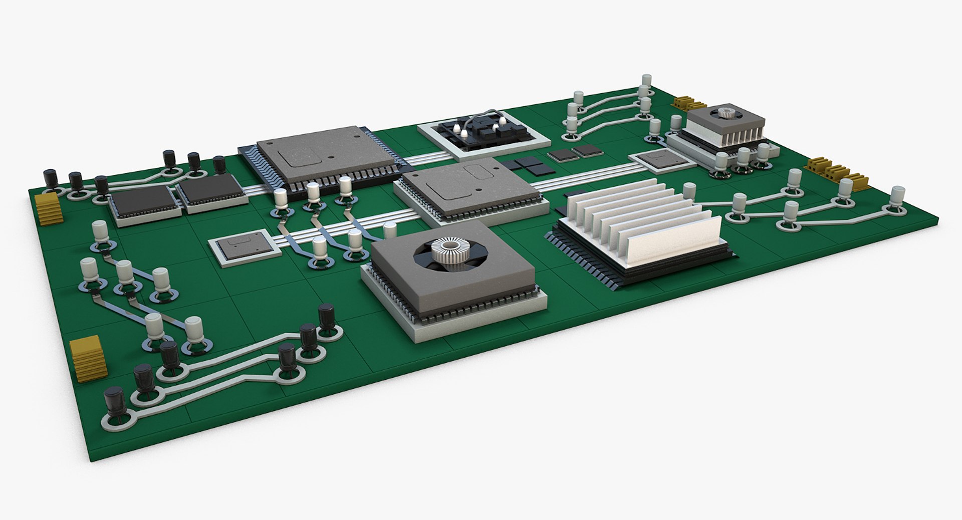 Designs Circuit Board 3D - TurboSquid 1239366