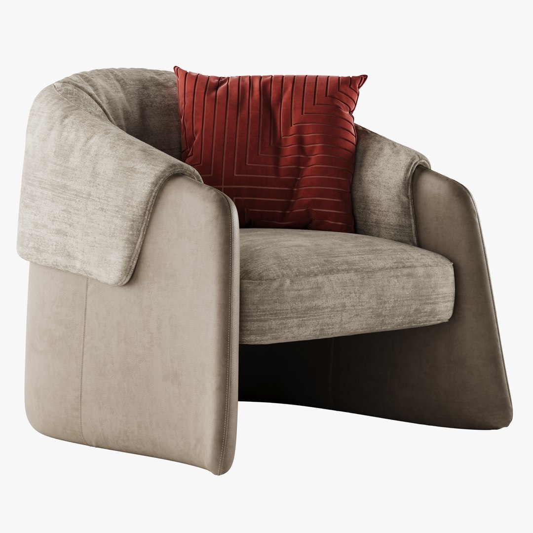 Ditre Italia Blazer Armchair 3D - TurboSquid 2288709