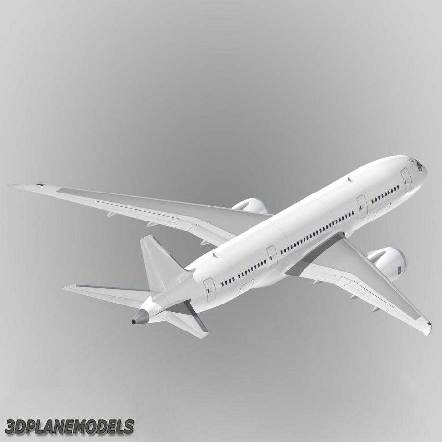 b787-8 generic white 3d 3ds