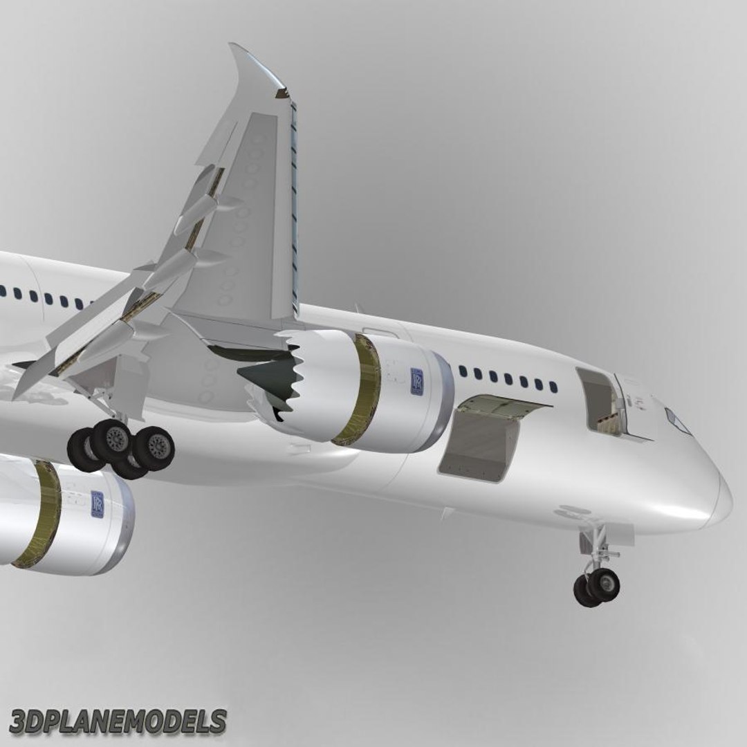 B787-8 Generic White 3d 3ds