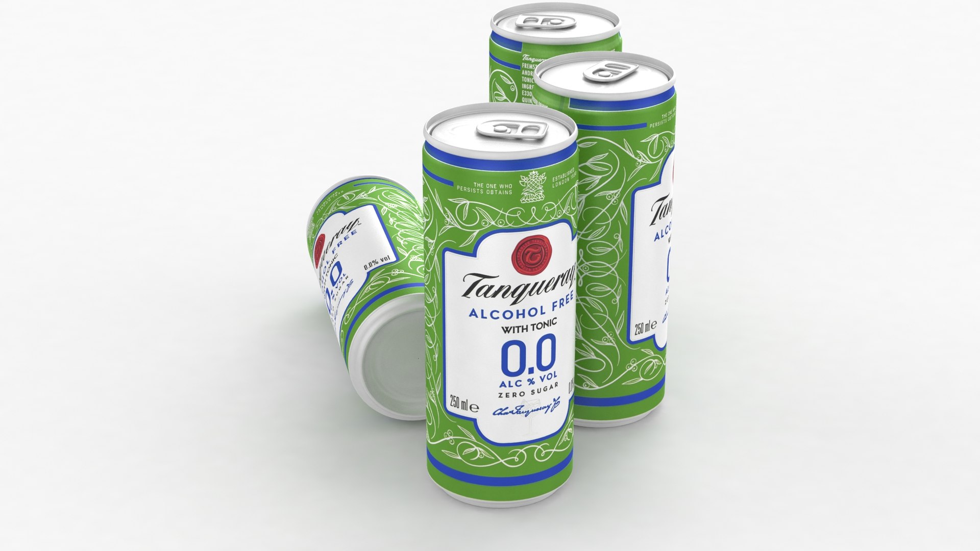Beverage Can Tanqueray Alcohol Free With Tonic 250ml 2024 3D Model ...
