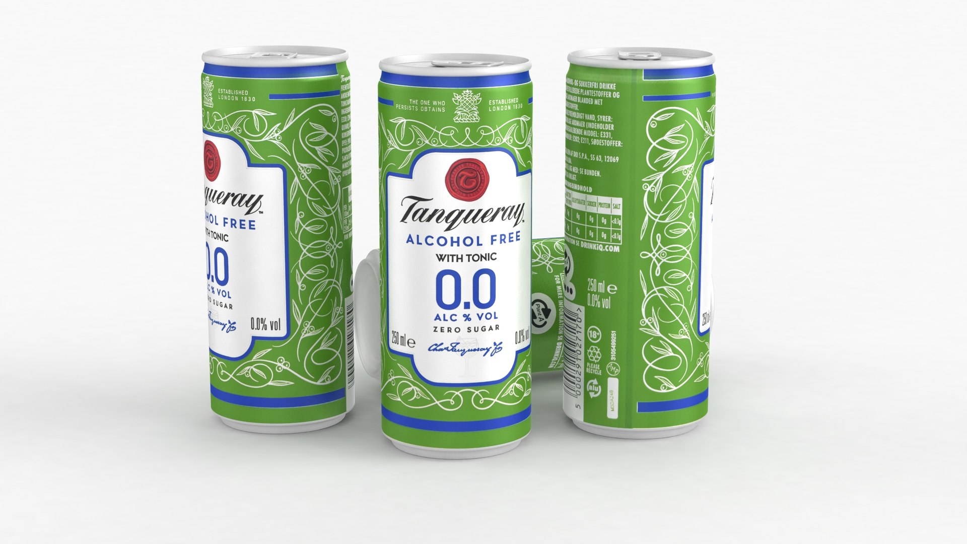 Beverage Can Tanqueray Alcohol Free With Tonic 250ml 2024 3D Model ...