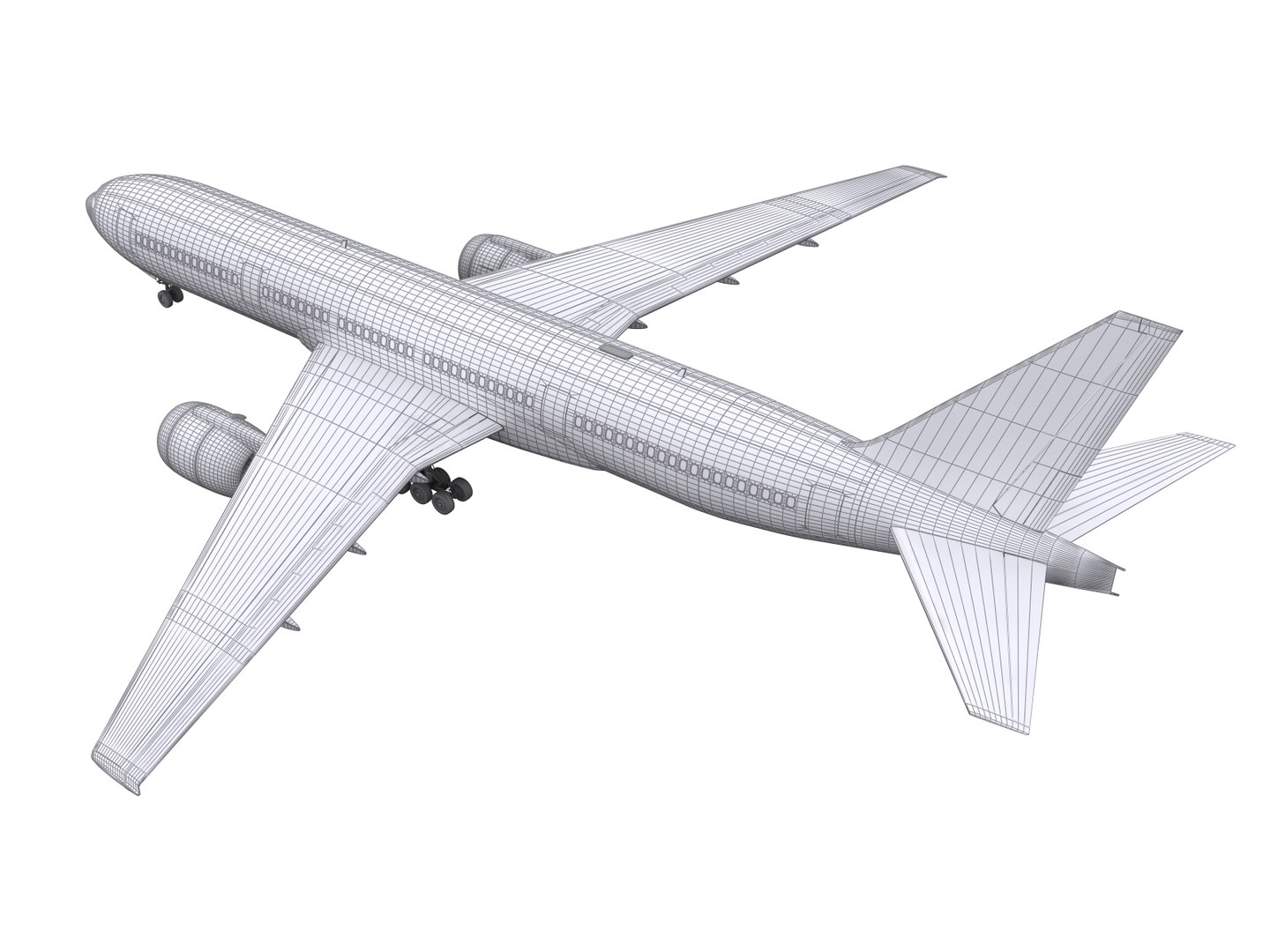 Aircraft Transaero 3d Obj