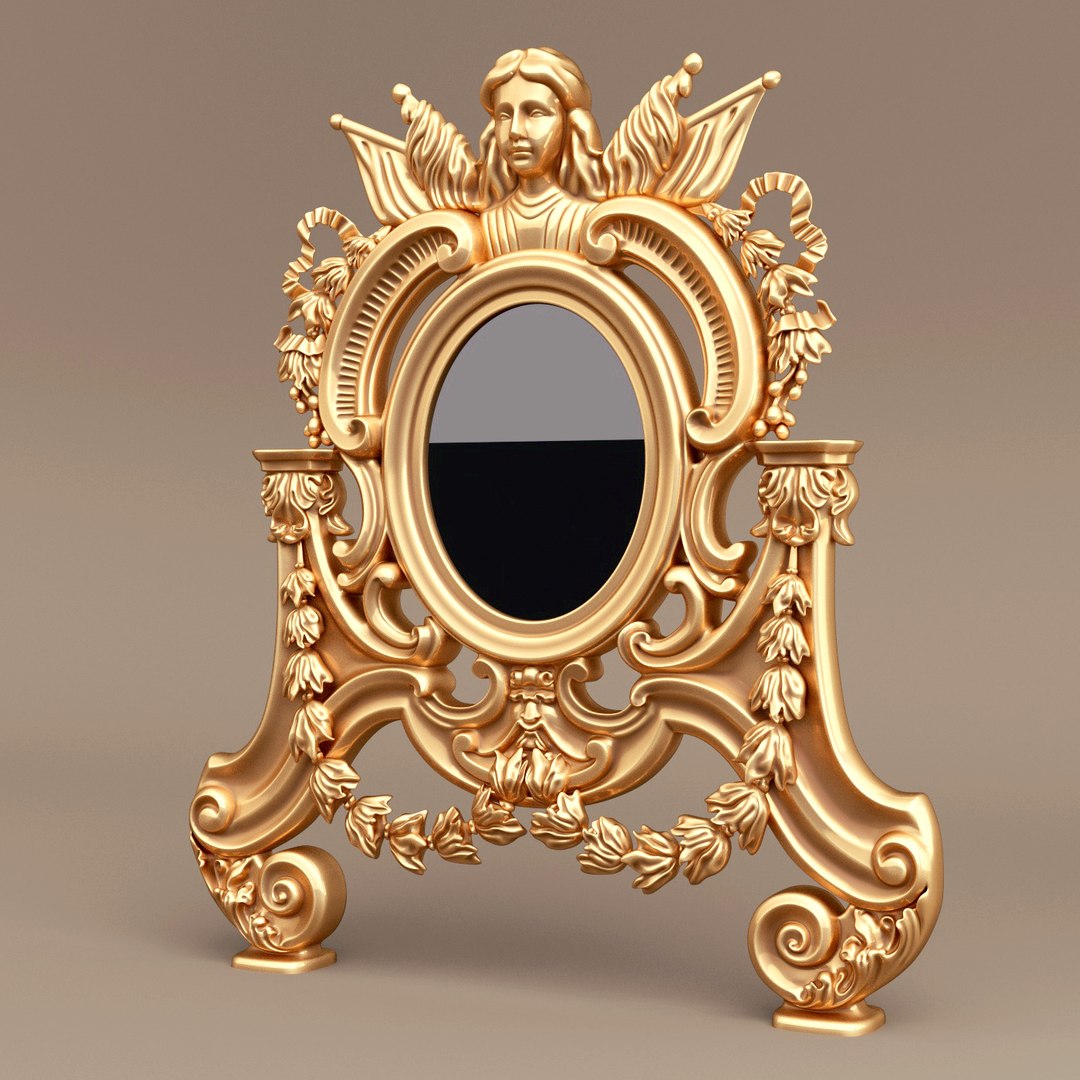 3d Antique Mirror