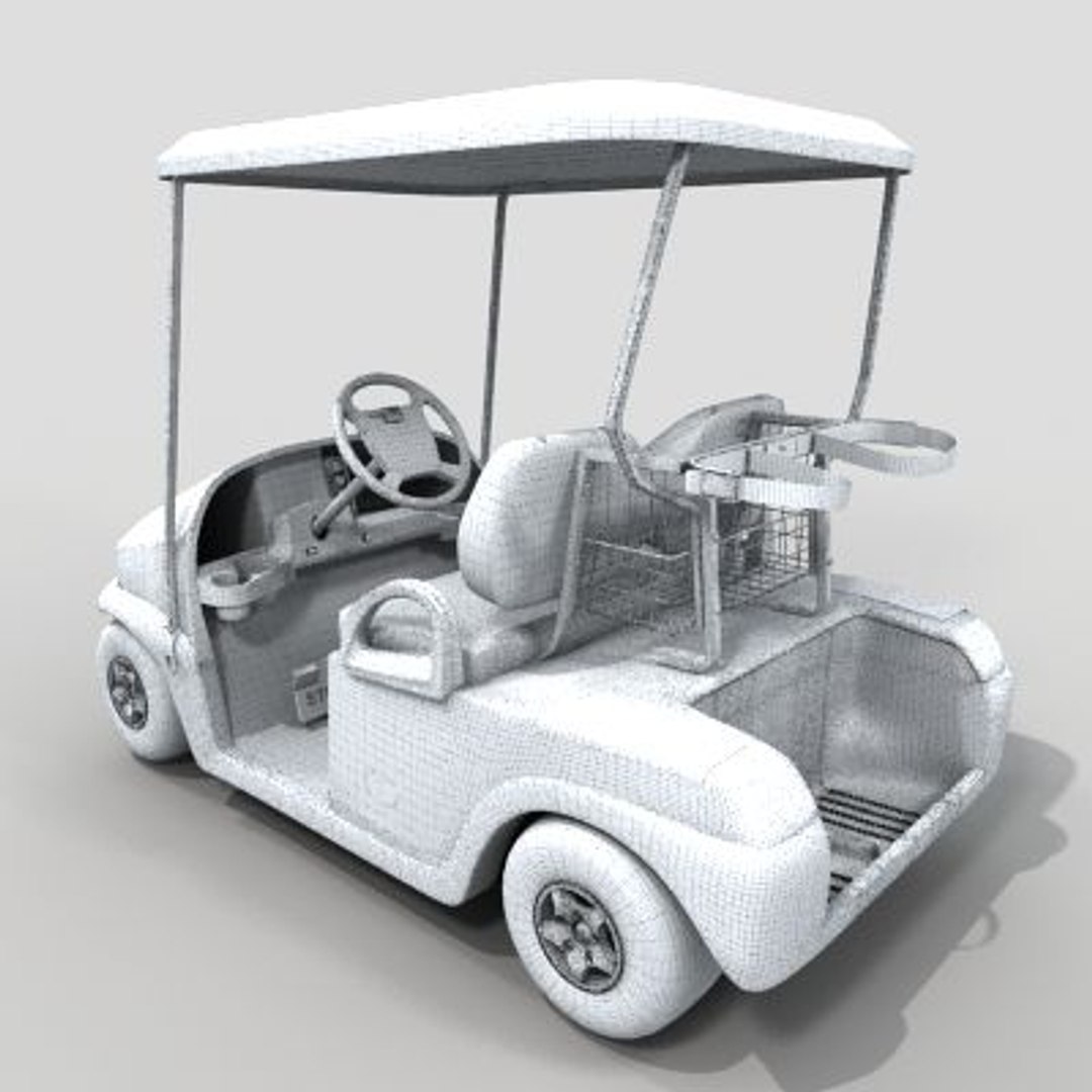 Golf Cart 3d Max