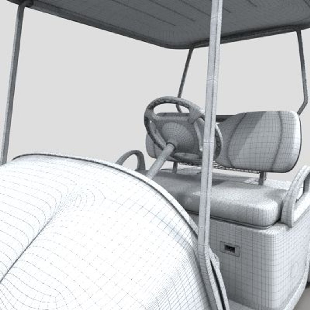 Golf Cart 3d Max