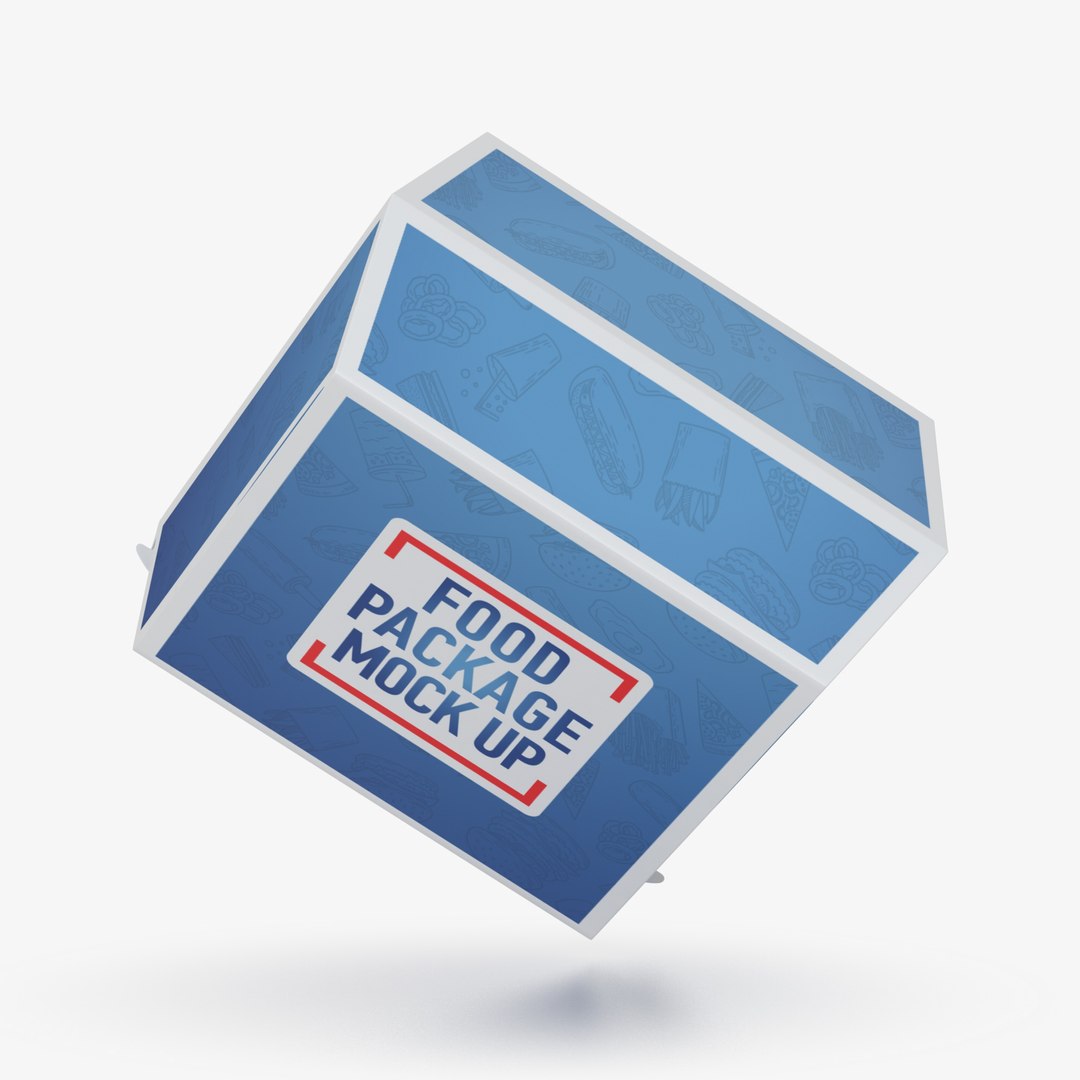 3D Burger Box Model - TurboSquid 1331400