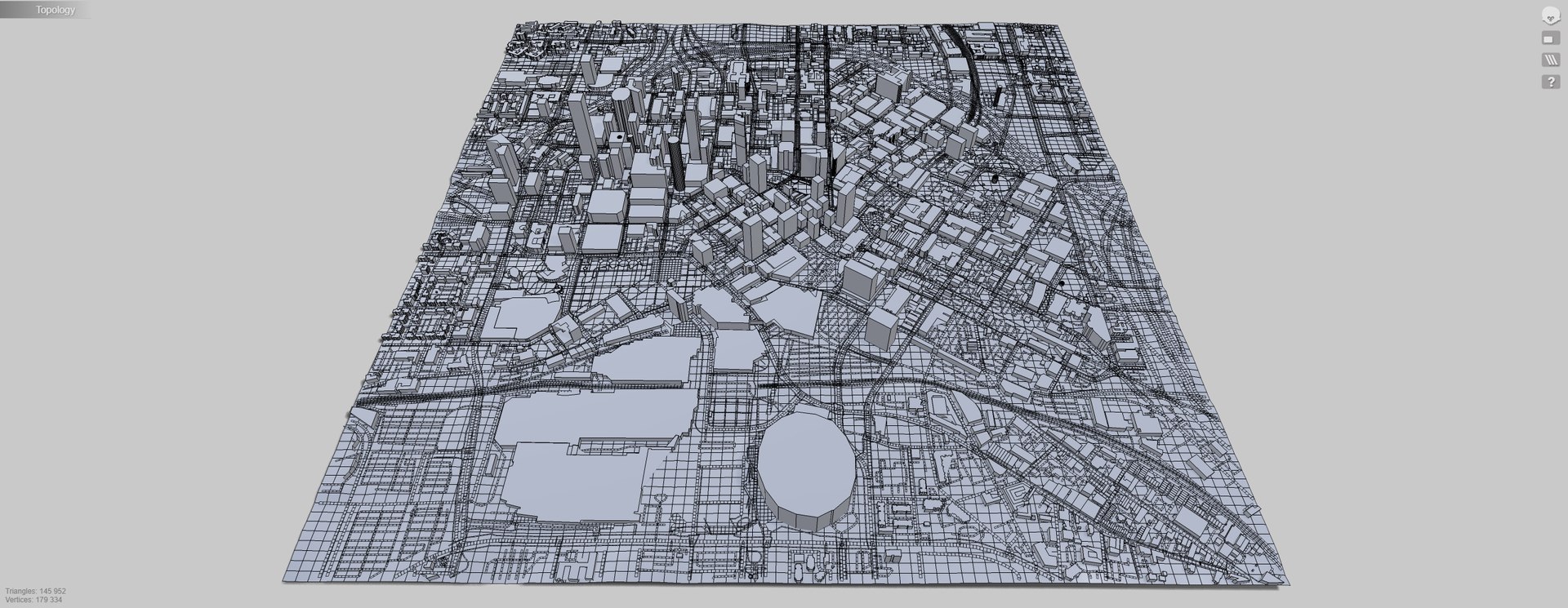 3D Cityscape Atlanta Georgia USA Model - TurboSquid 2208246