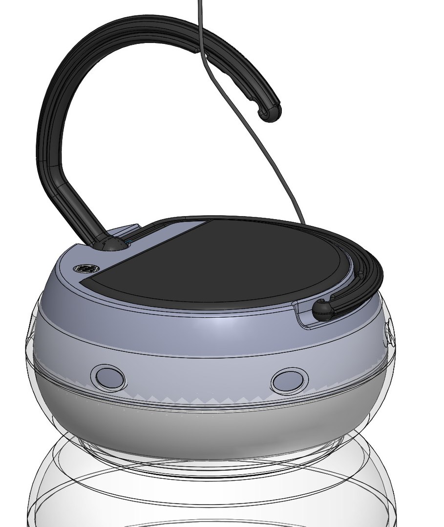 3D Led Fold Solar Lamp Model - TurboSquid 1493640