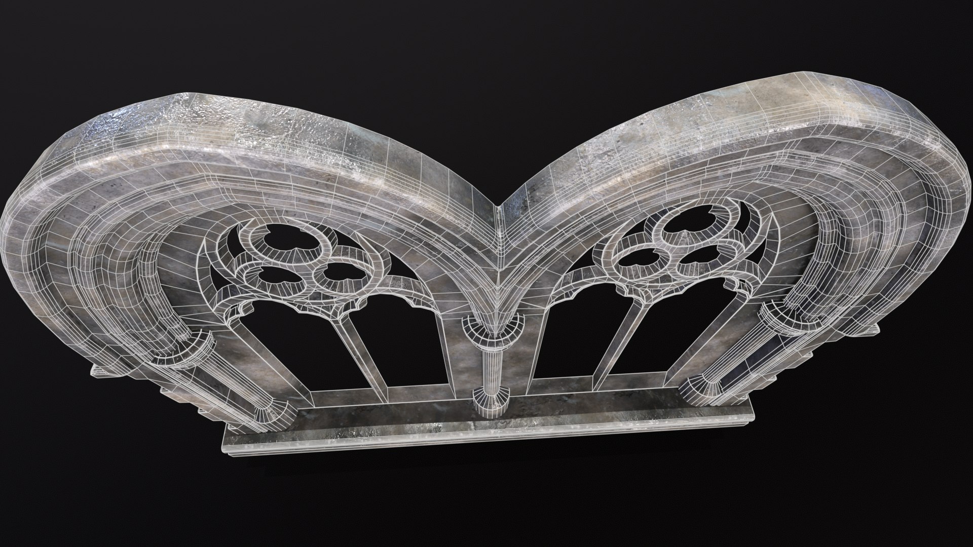 3D Gothic Modular Window - TurboSquid 2150182