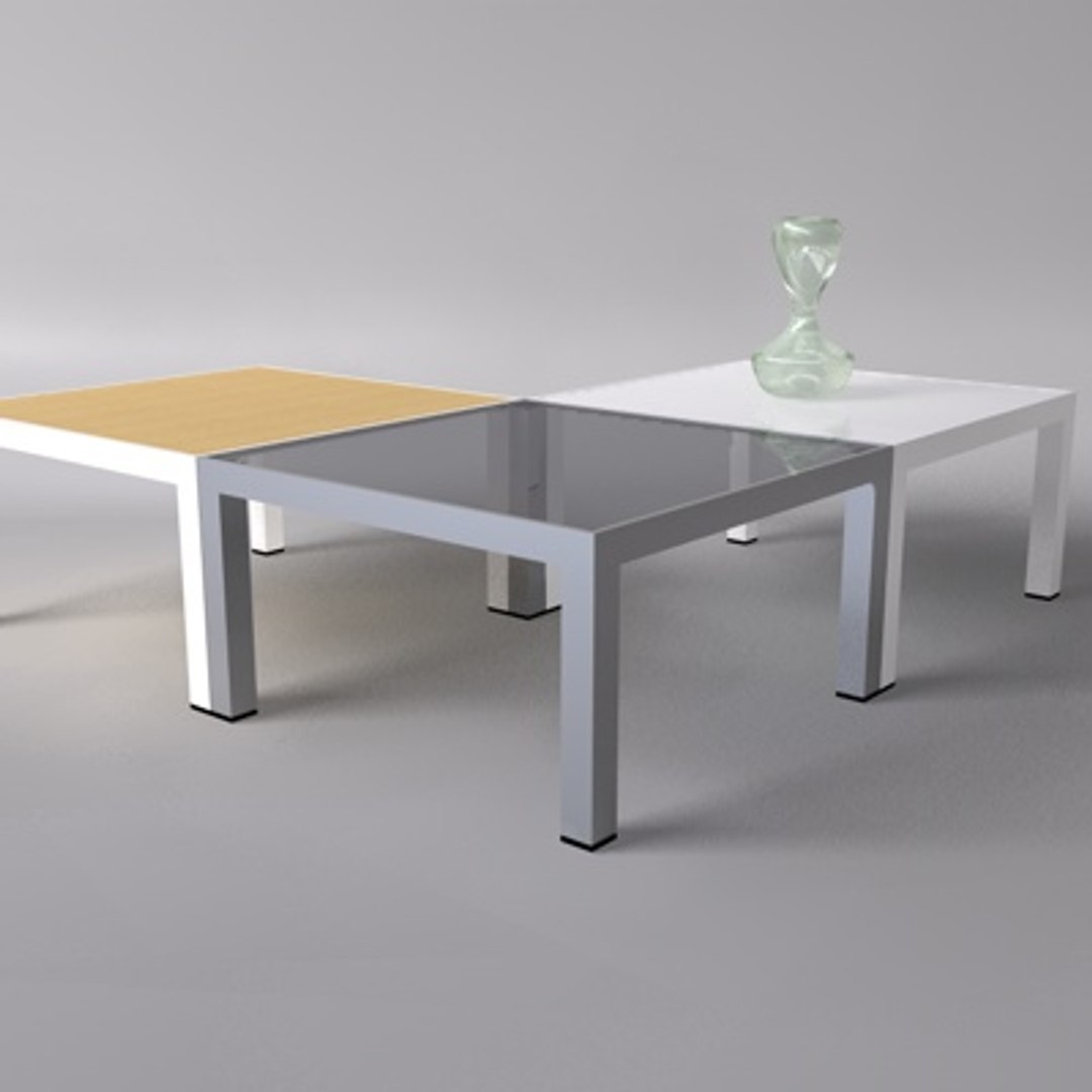 Small Table 3d C4d