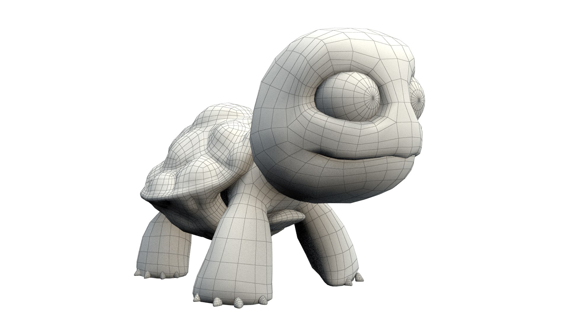 3D cartoon turtle model - TurboSquid 2149984