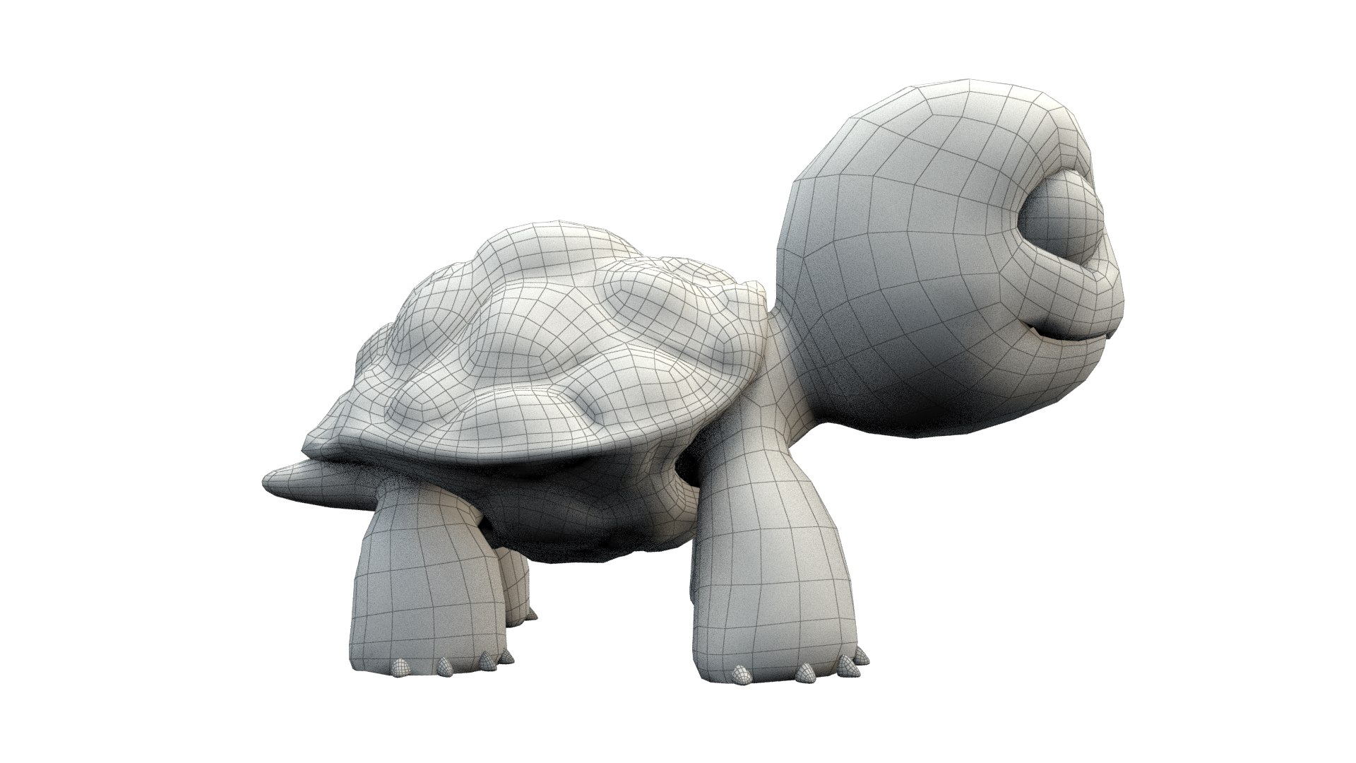 3D cartoon turtle model - TurboSquid 2149984