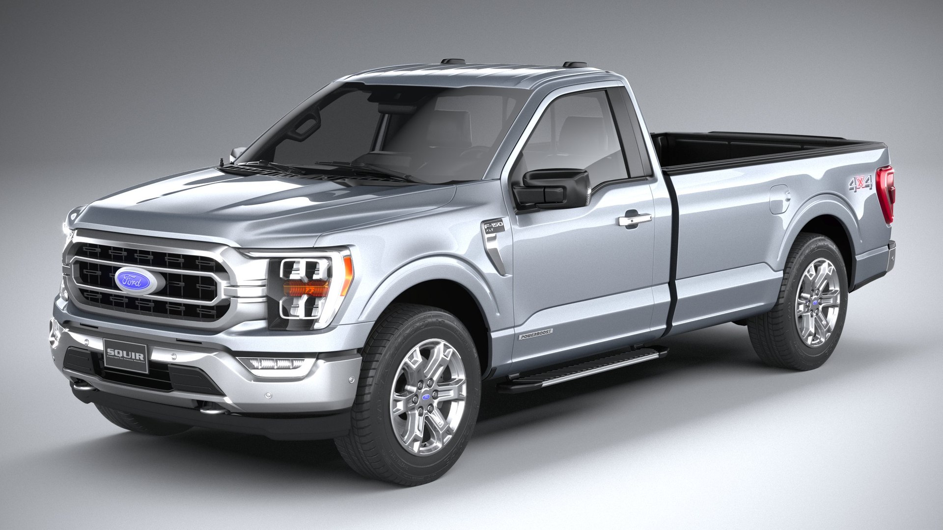 3D Ford F150 XLT Regular Cab 2022 - TurboSquid 1822478