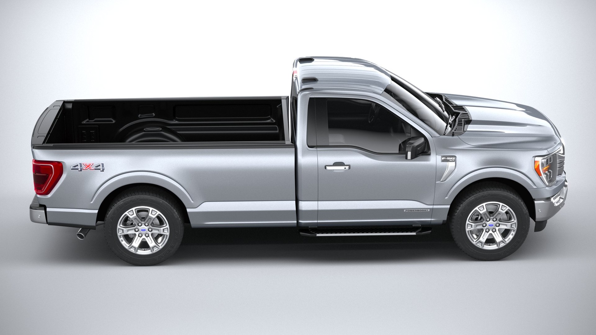 3D Ford F150 XLT Regular cab 2022 - TurboSquid 1822478