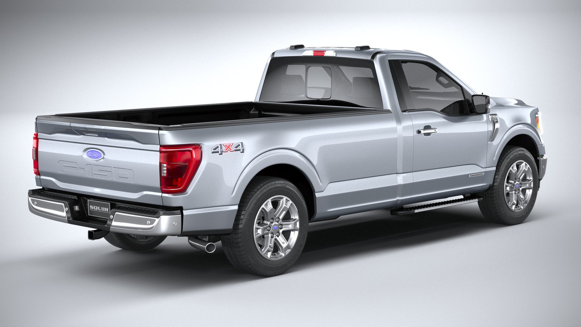 3D Ford F150 XLT Regular cab 2022 - TurboSquid 1822478