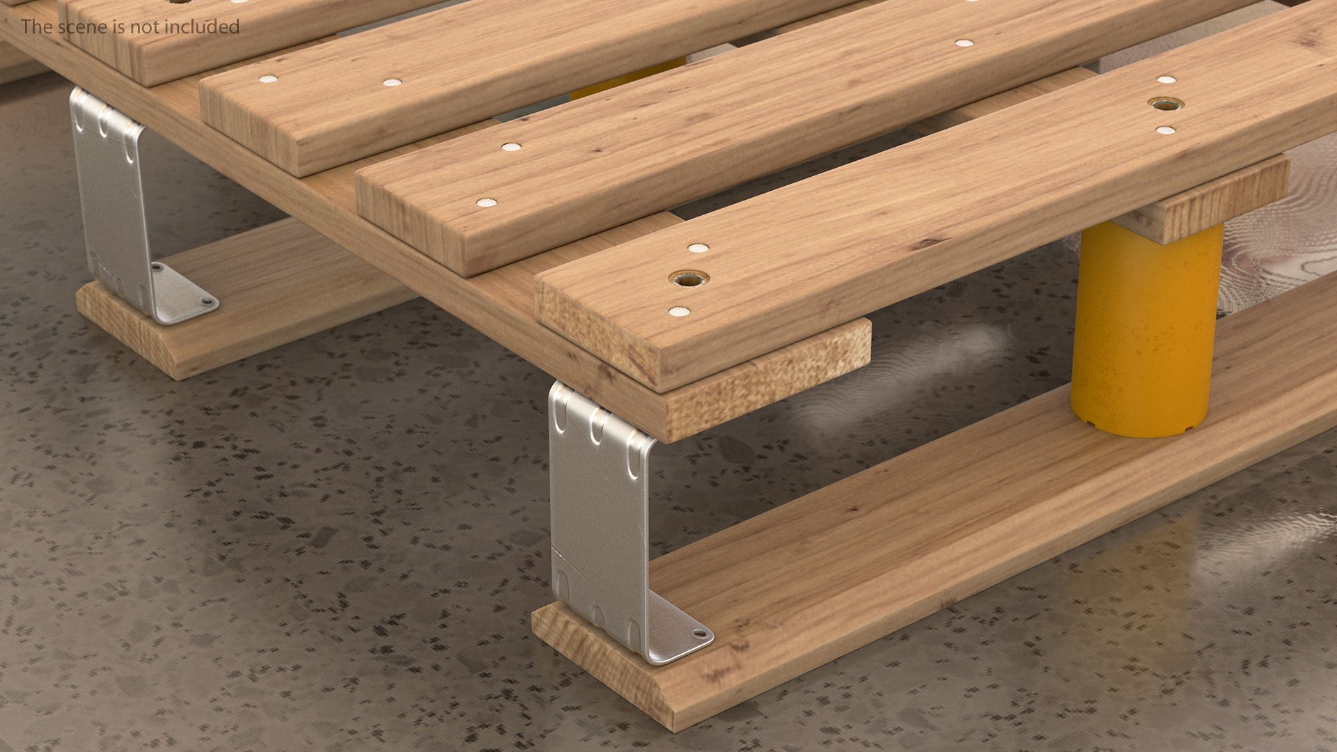 3D Wooden Half Euro Pallet Model - TurboSquid 1609743