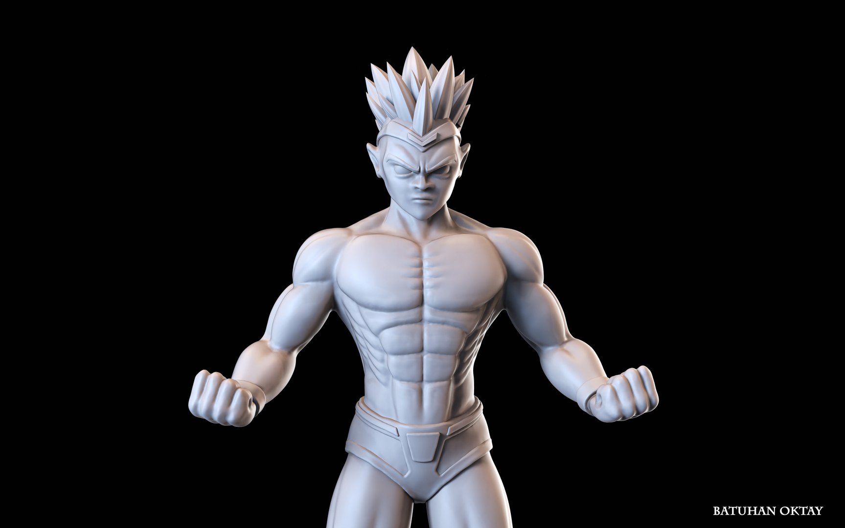 Anime Style Fighter Character 3D Model - TurboSquid 2308092