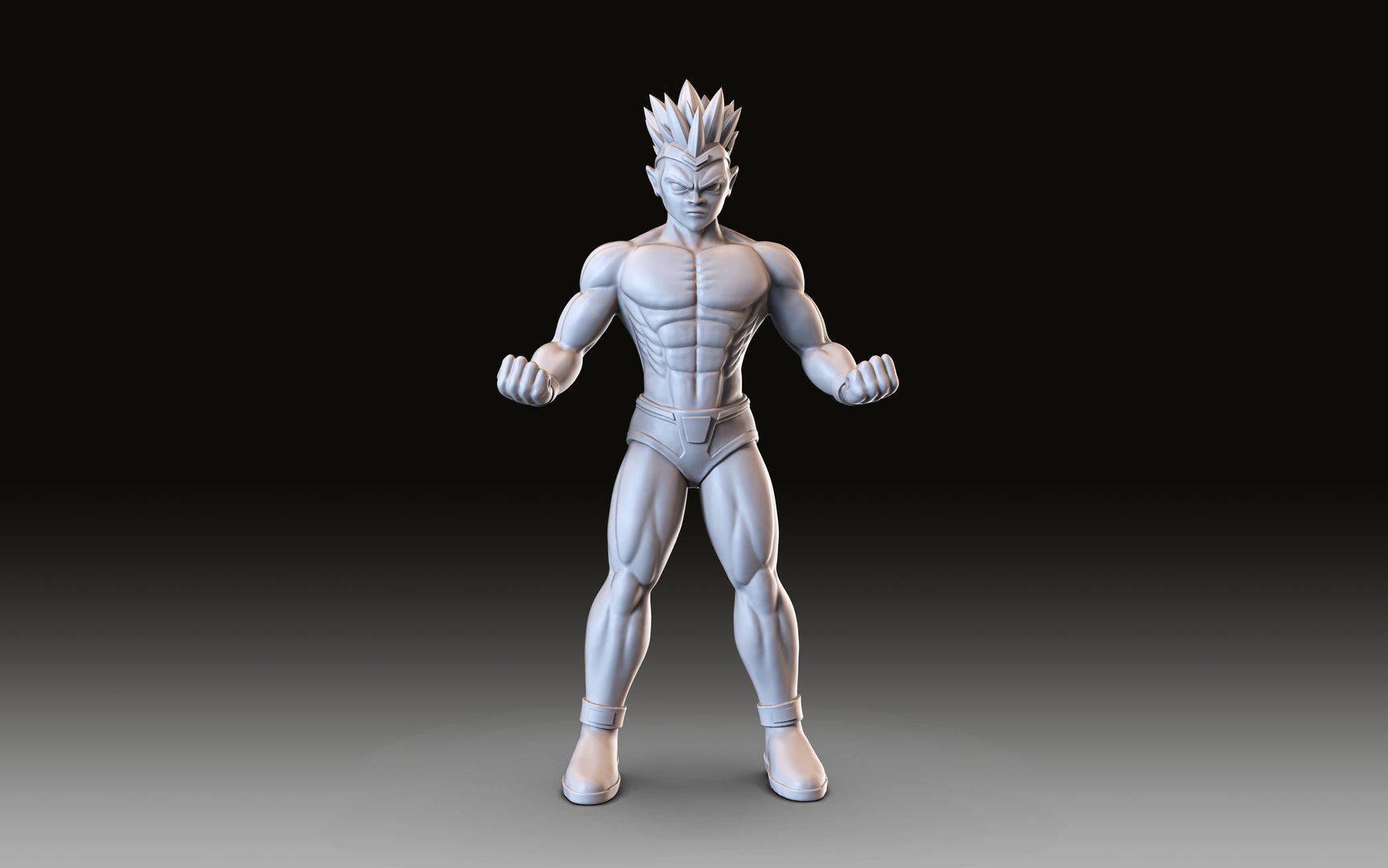 Anime Style Fighter Character 3D Model - TurboSquid 2308092