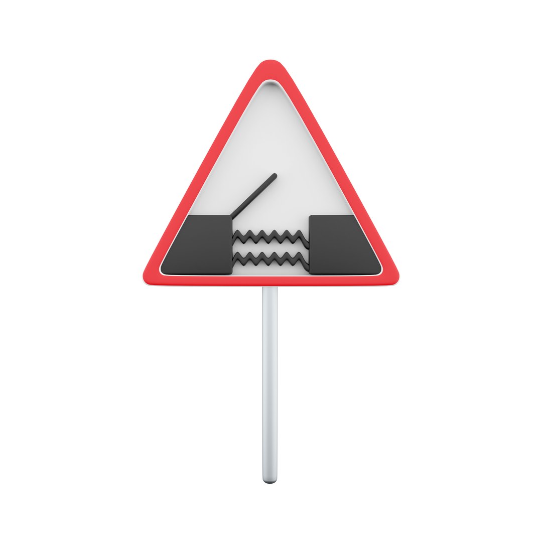 3D Swing Bridge Road Sign Graphic - TurboSquid 2018173