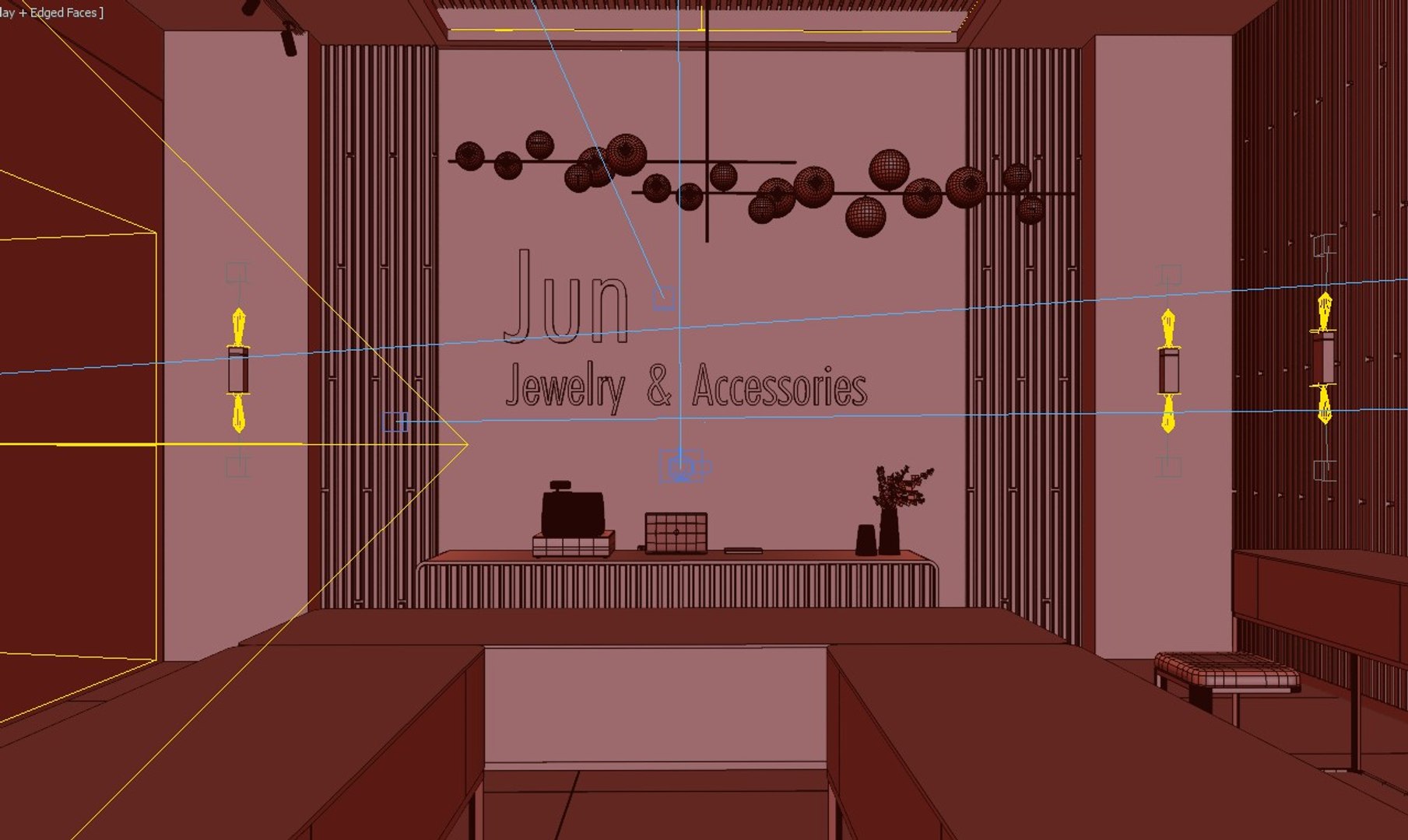 Modern Jewelry Store Interior 3D - TurboSquid 1974403