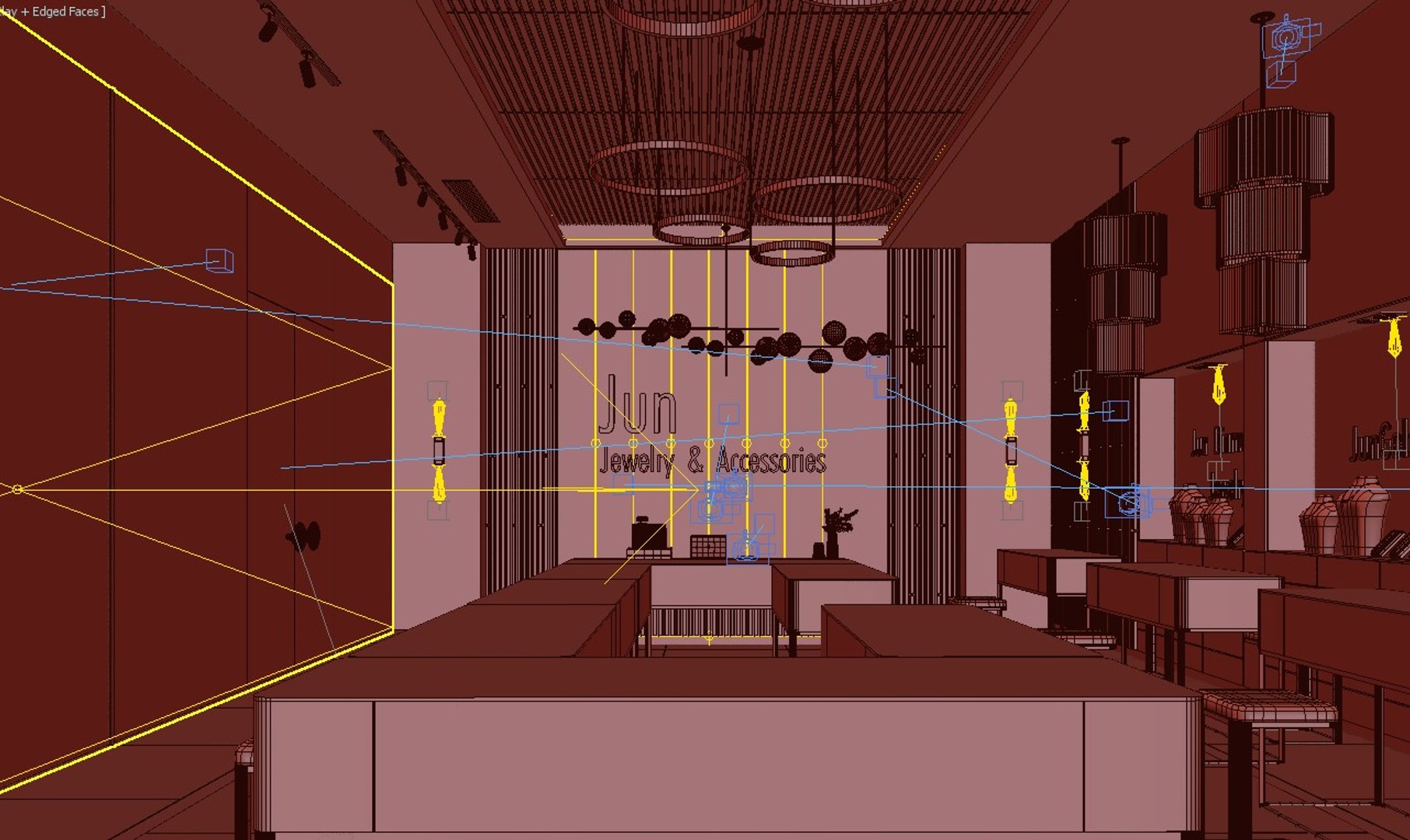 Modern Jewelry Store Interior 3D - TurboSquid 1974403