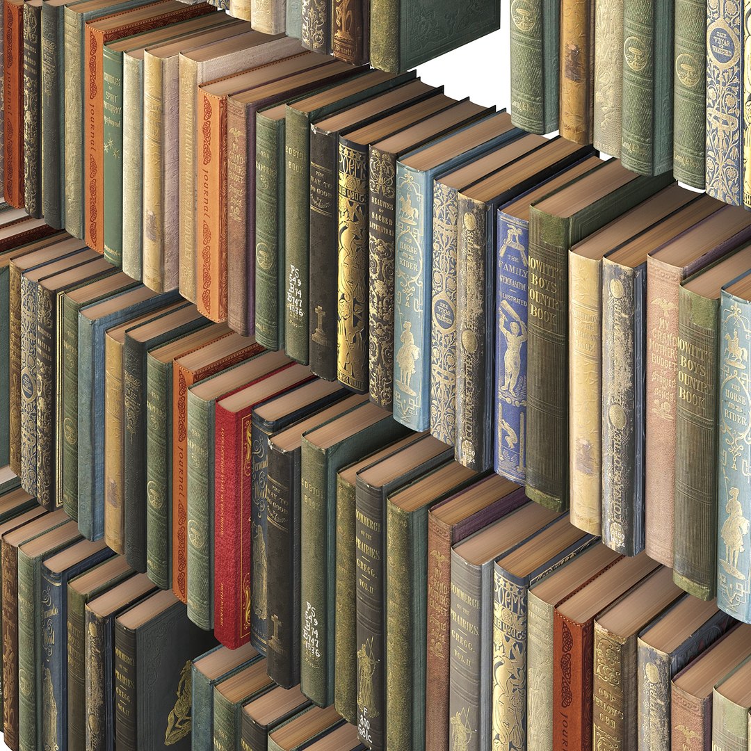 3D Editable Random Books Classic - TurboSquid 1966597