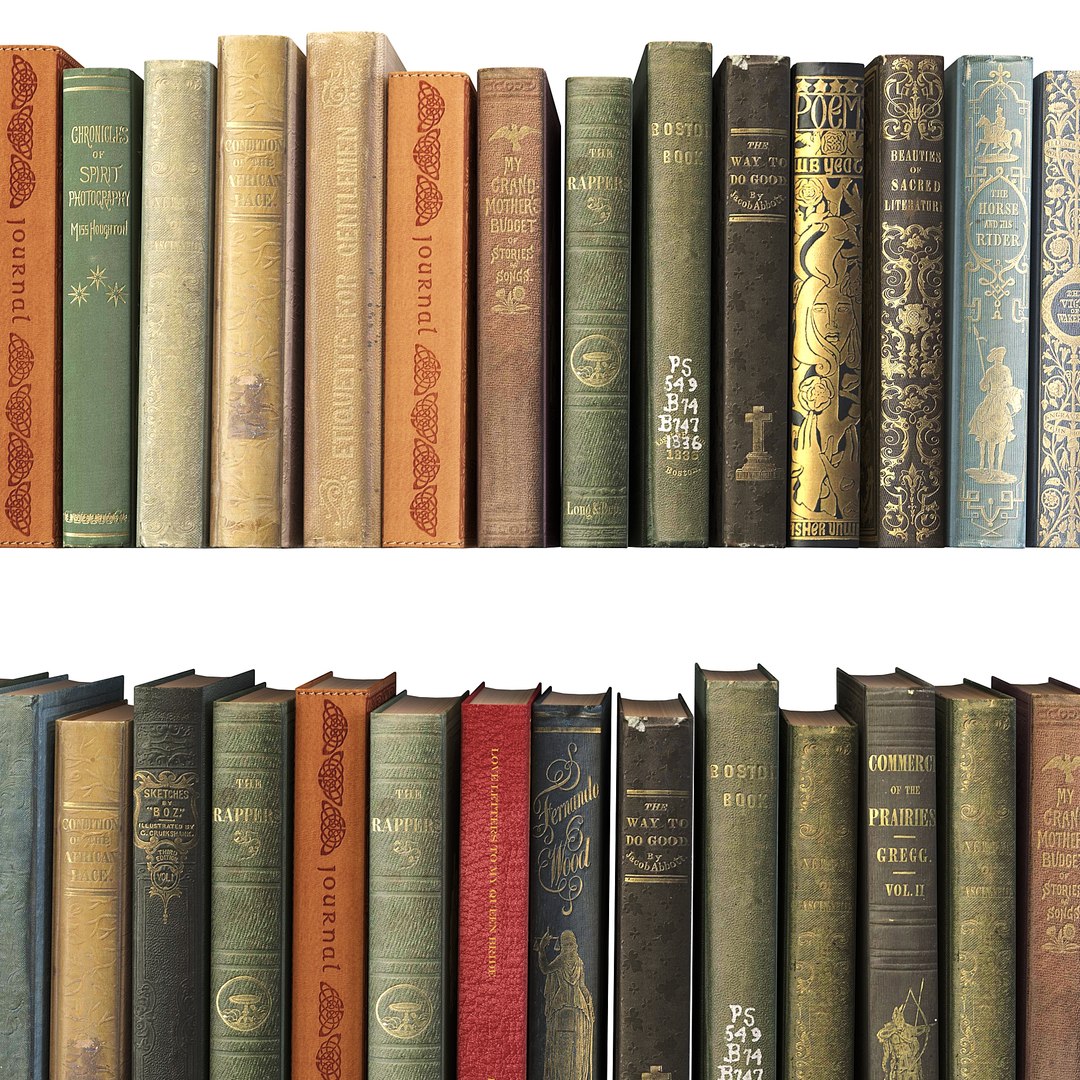 3D Editable Random Books Classic - TurboSquid 1966597