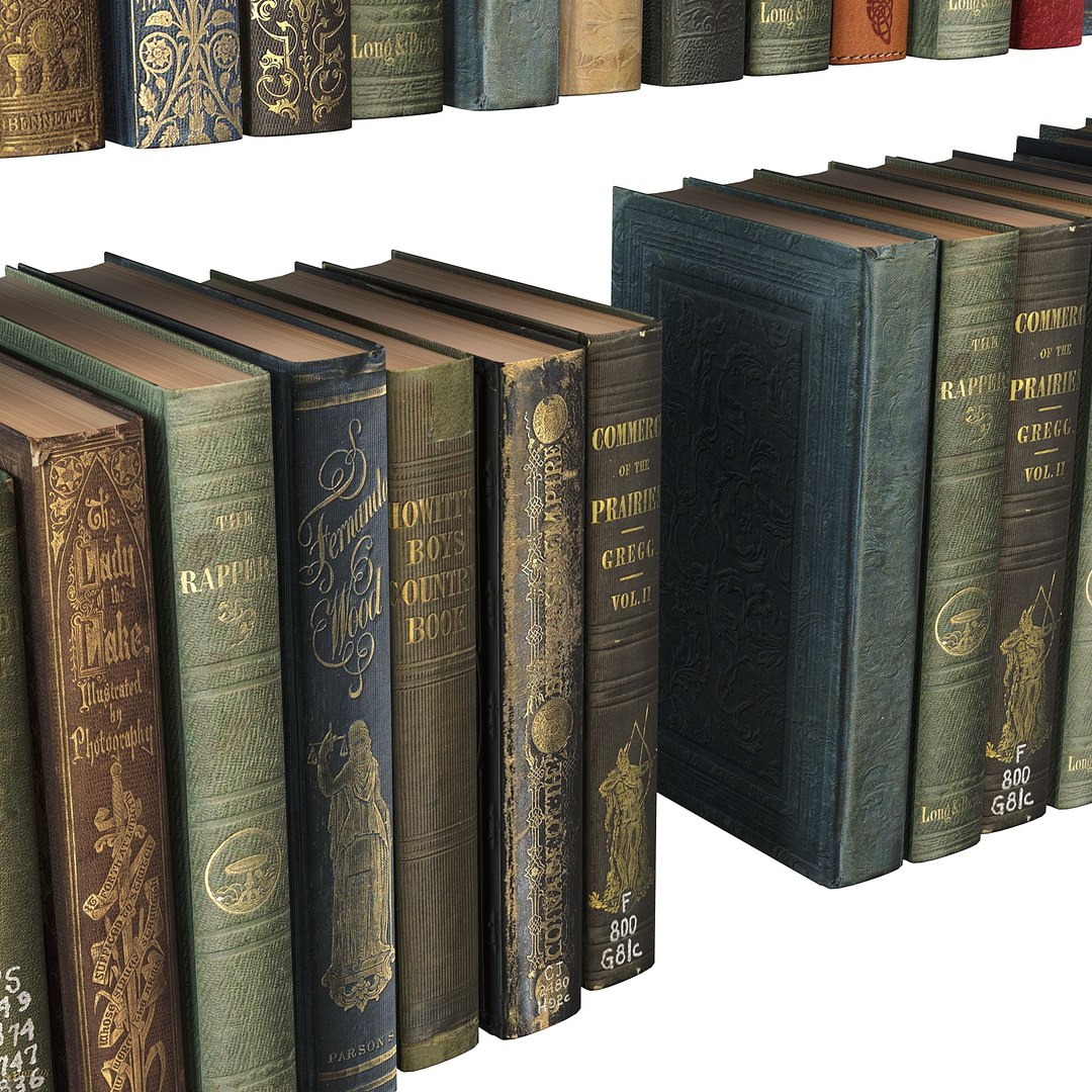 3D Editable Random Books Classic - TurboSquid 1966597