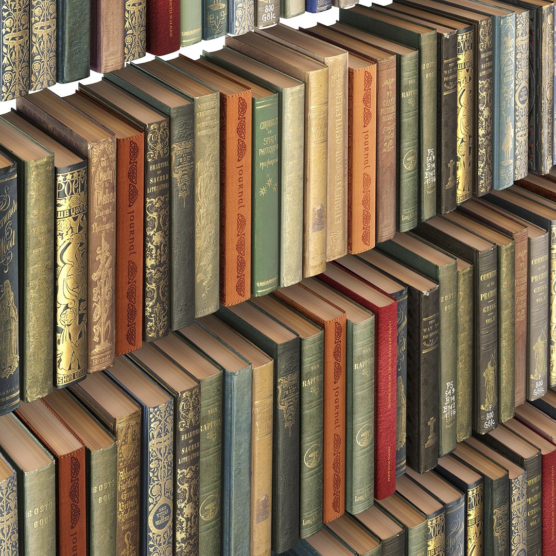 3D Editable Random Books Classic - TurboSquid 1966597