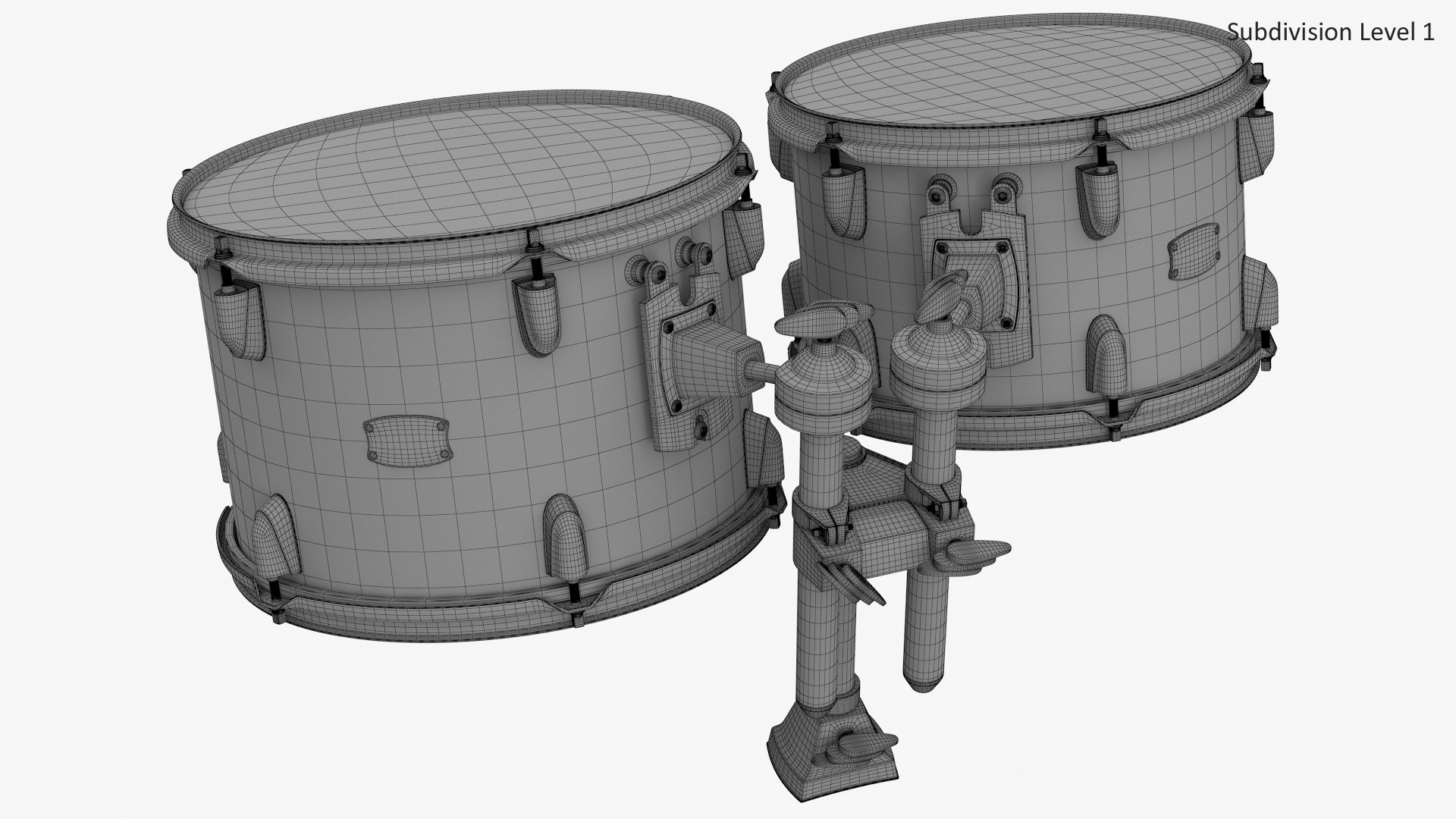 3D Model Tom-toms Yamaha - TurboSquid 1584998