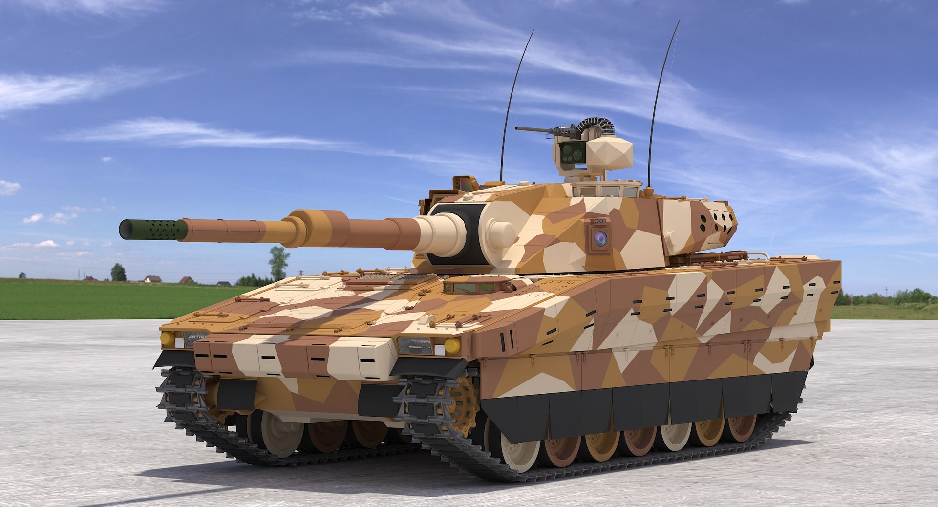 3D cv90 120-t light tank model - TurboSquid 1168784