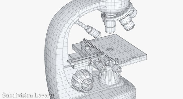 3d model digital microscope micro