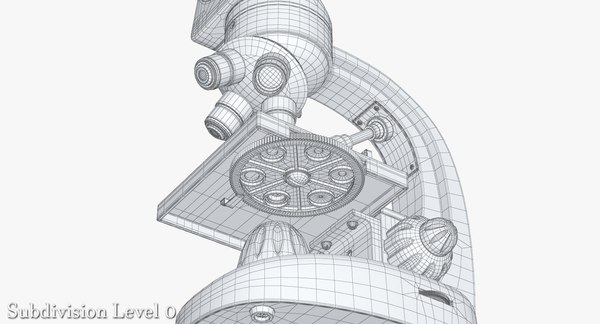 3d model digital microscope micro