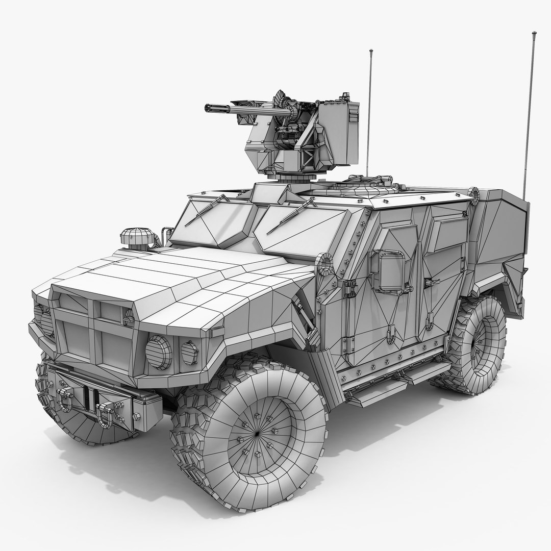 Armoured Military Vehicle 3D Model - TurboSquid 1743771